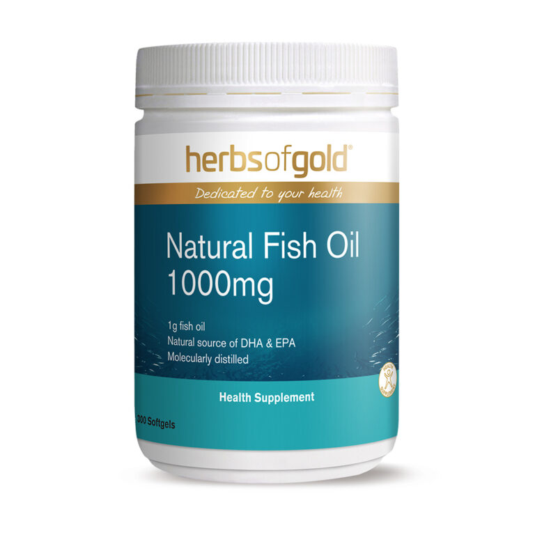 Natural Fish Oil 1000mg Supplement - Herbs of Gold Malaysia